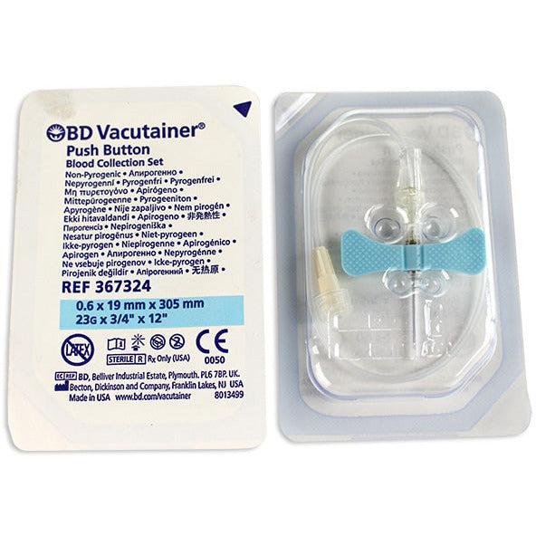BD Push Button Blood Set 23g x 0.75 Per 50 W/out Luer Adaptor 12 Tubin