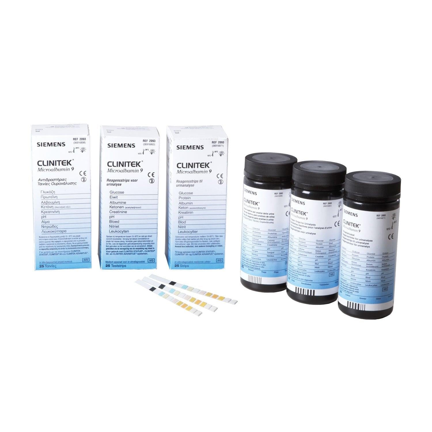 Microalbium 9 Urinalysis Reagent Strips - Vena Cava Ltd.