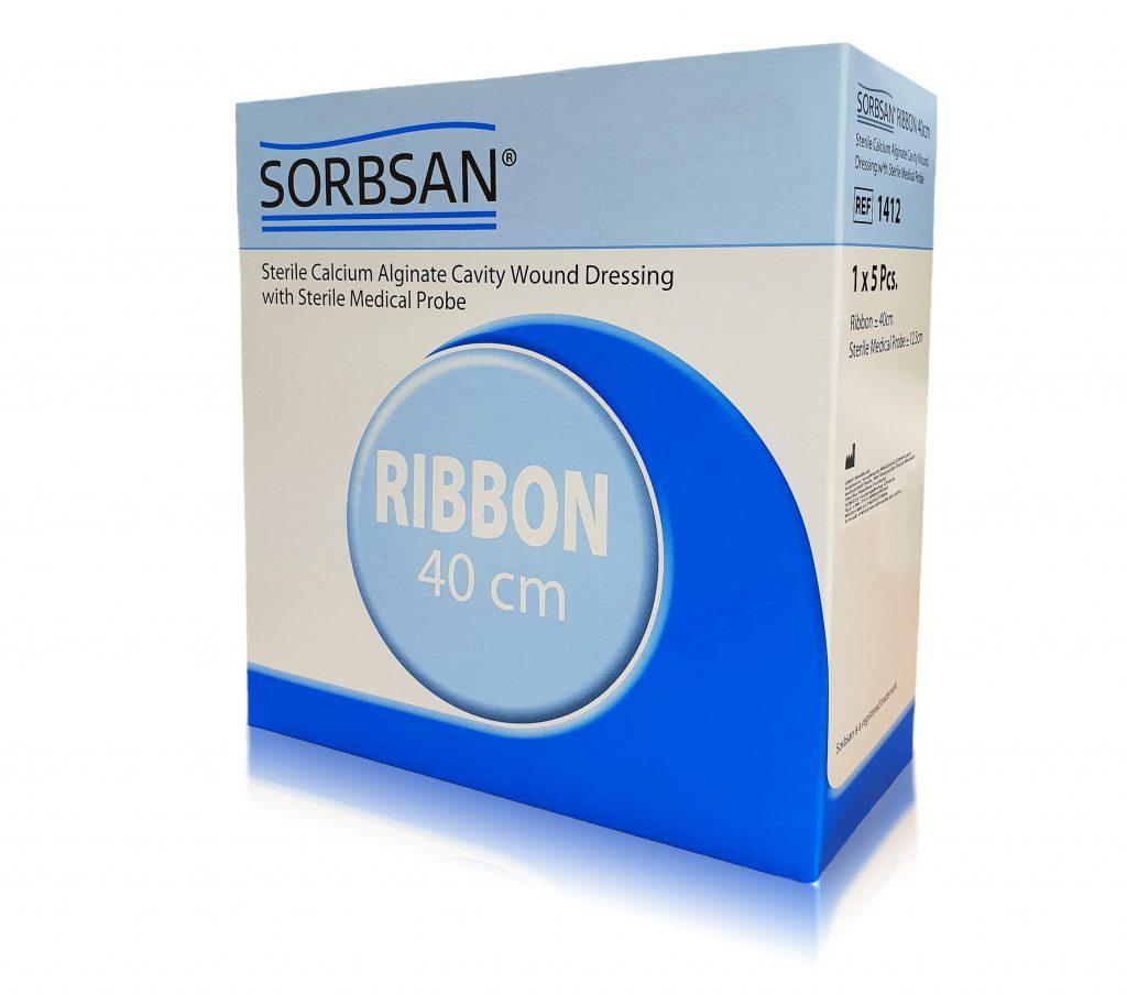 Sorbsan Ribbon Cavity Dressing with Probe - 40cm Pack of 5 - Vena Cava
